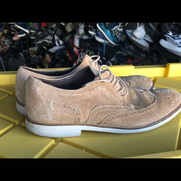 the 14th & Union | Shoes | The 4th Union Mens Tan Suede Cape Toe Shoes ...